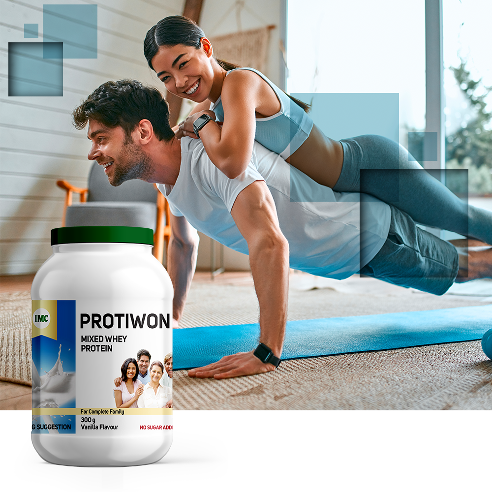 Protiwon Mixed Whey Protein For Complete Family Vanilla IMC HEALTHCARE ...
